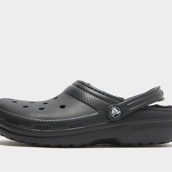 CROCS | Shoes | New Crocs Classic Lined Clog Black | Poshmark